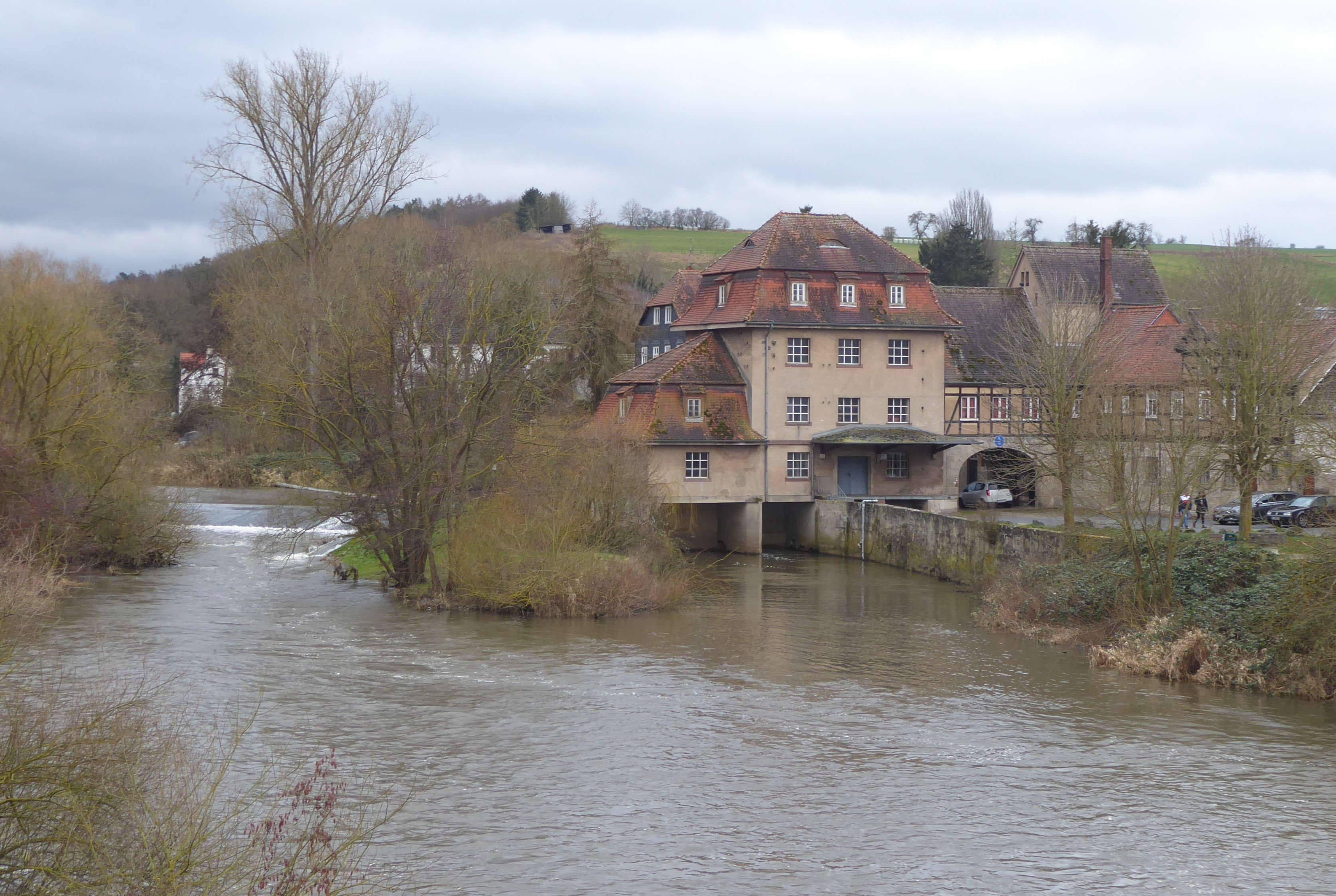 Die Klostermühle (Wassermühle) zu Breitenau an der Fulda